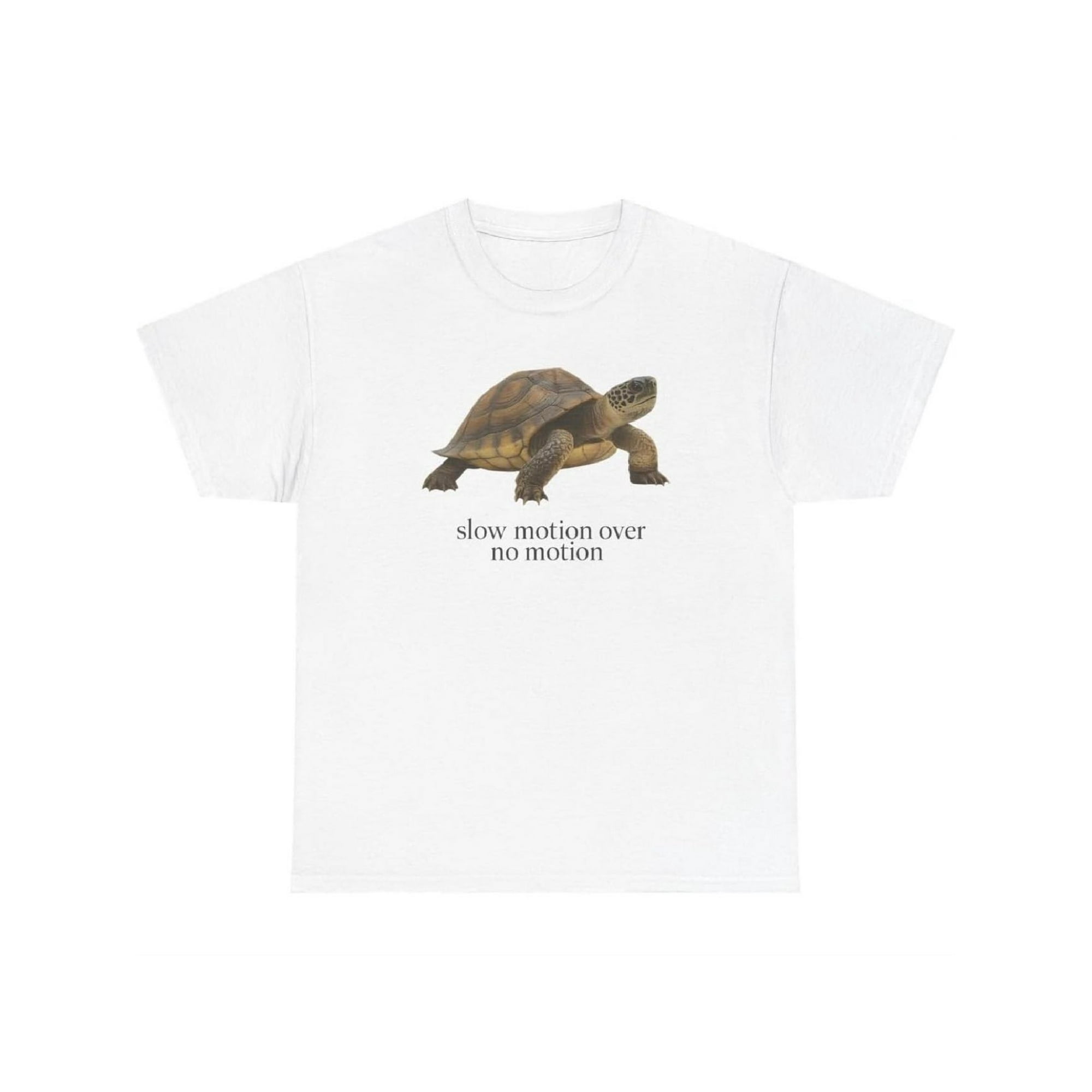 Click here for Generic Slow Motion Over No Motion Turtle T Shirt... prices
