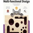 Cat Nail File Box - Cat Scratch Puzzle Enrichment Box, Natural Nail ...