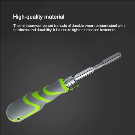 41pcs Screwdriver & Bit Set Bit Set for Electronics Ergonomic Handle ...