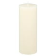 Mainstays Unscented Pillar Candle, 3x8 inches, Ivory, decorative wax ...