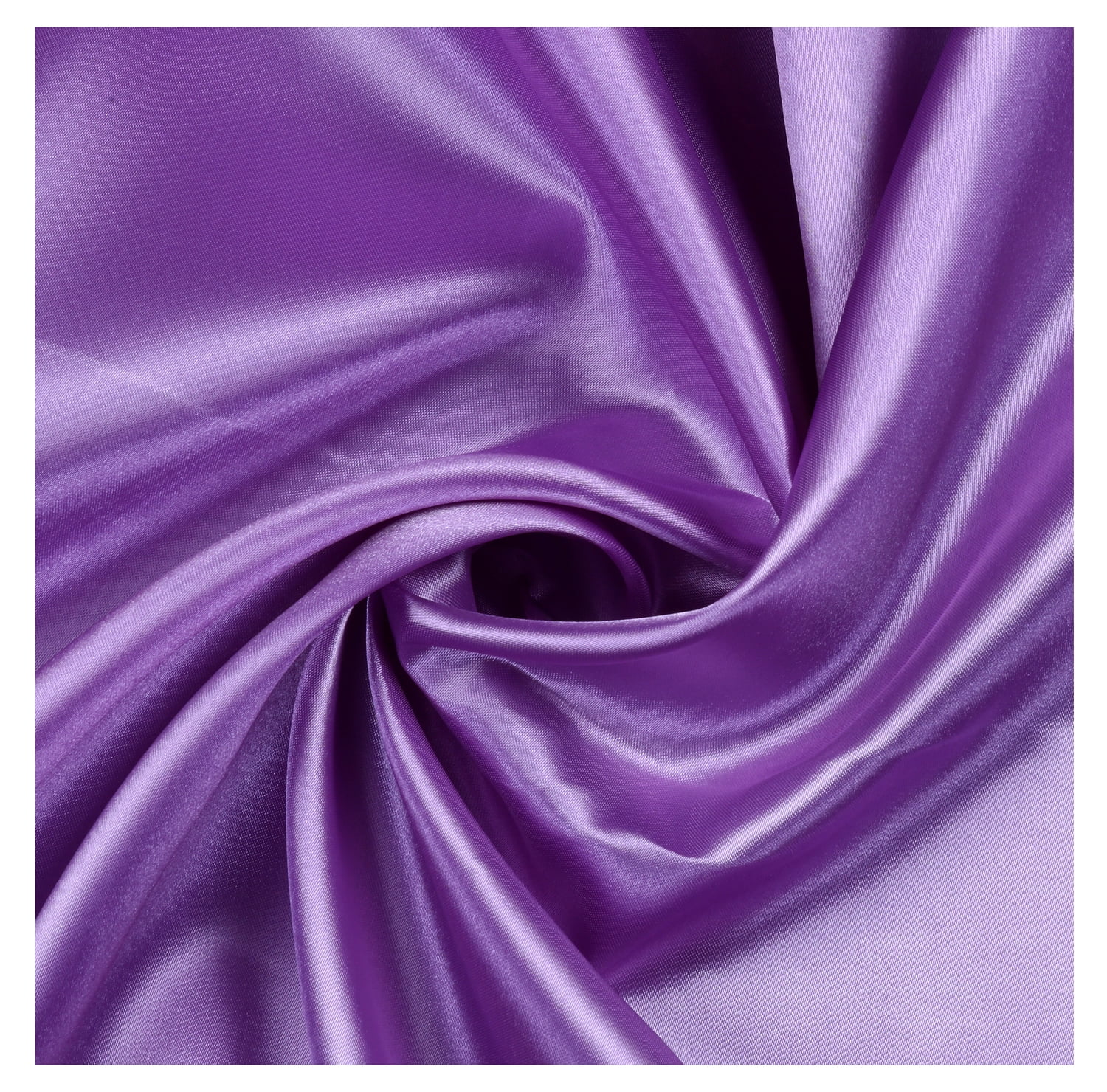 MDS Pack of 10 Yard Charmeuse Bridal SOLID Satin Fabric for Wedding ...