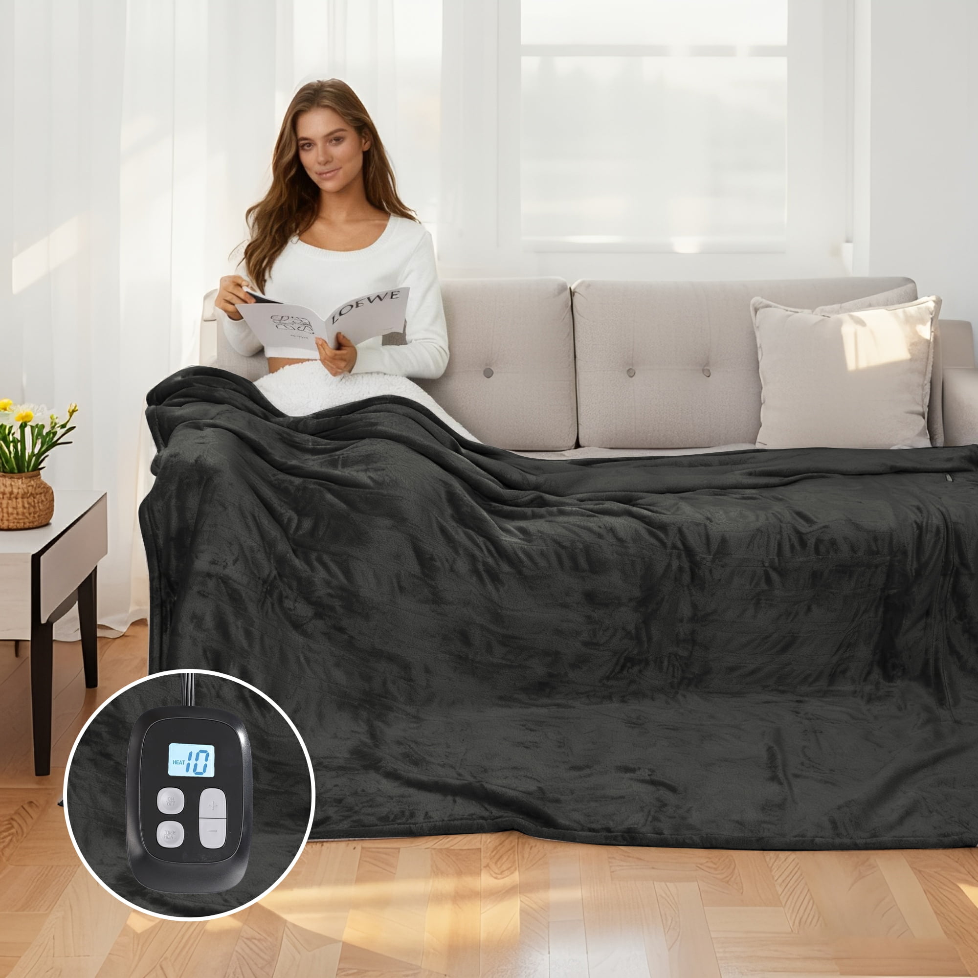 Click here for Sunny Heat Heated Electric Blanket Full Size 72X84... prices