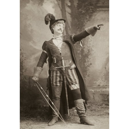 John Drew (1853-1927). /Namerican Actor. As Petruchio In 'The Taming Of ...