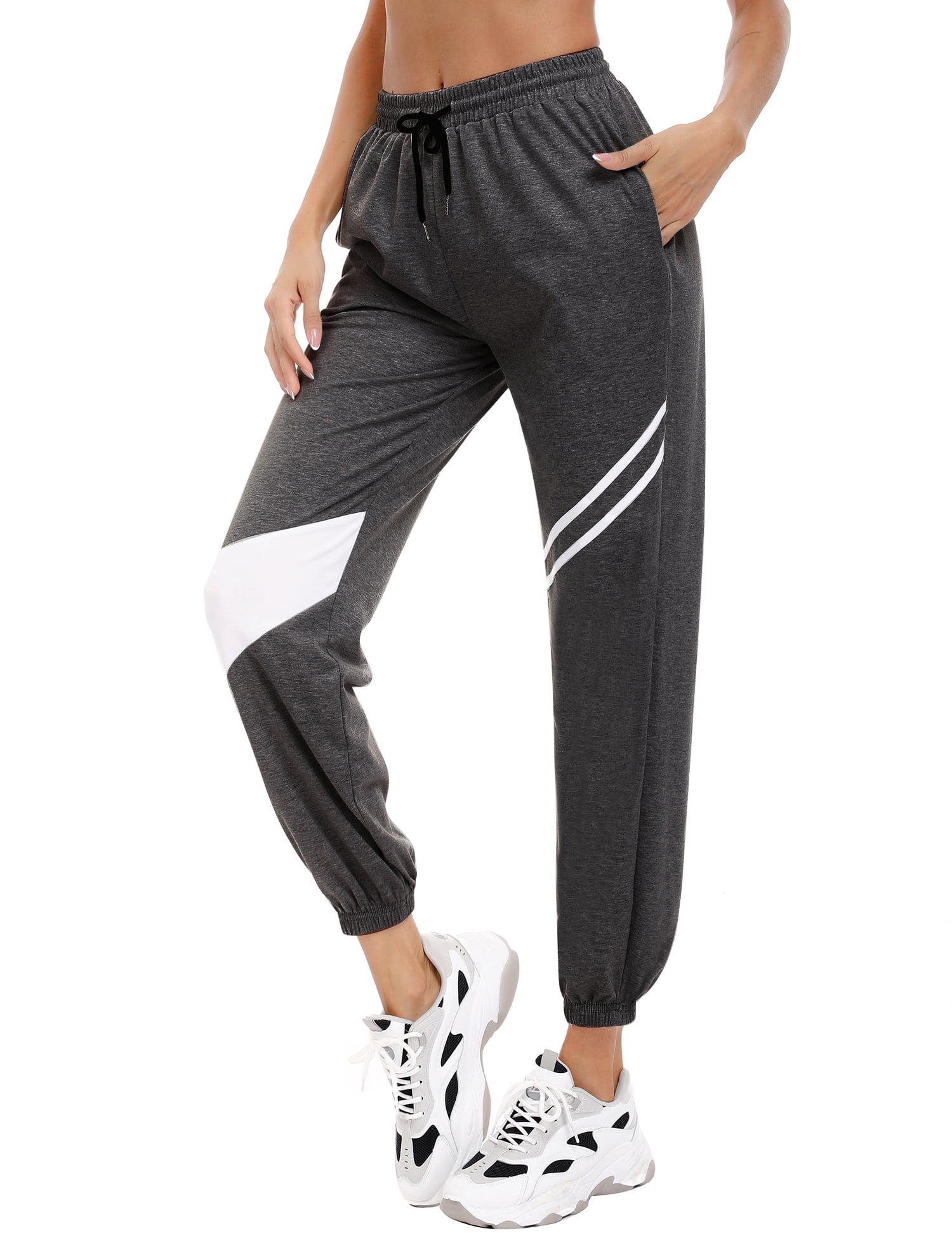 Uniexcosm Sweatpants for Women-Womens Joggers with Pockets Lounge Pants ...