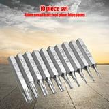 10pcs CR-V Torx Bits Set T3 T4 T5 T6 T7 T8 T9 T10 T15 T20 Mobile Repair ...