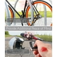 Fosmon Wireless Bike Alarm With Remote For E-Bike, Bicycle, Electric ...