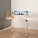 VIVO Electric 71” x 30” Stand Up Desk Workstation, White Table Top ...