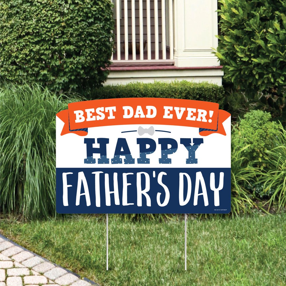 Big Dot of Happiness Happy Father's Day - We Love Dad Party Yard Sign ...