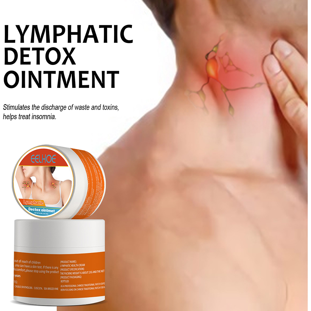 Alloet Lymphatic Detox Cream Neck Armpit Lymph Patch Medical Plaster ...