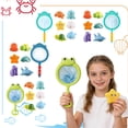 Bath Toys Fishing Set, No Hole Mold Free Floating Water Toys with ...