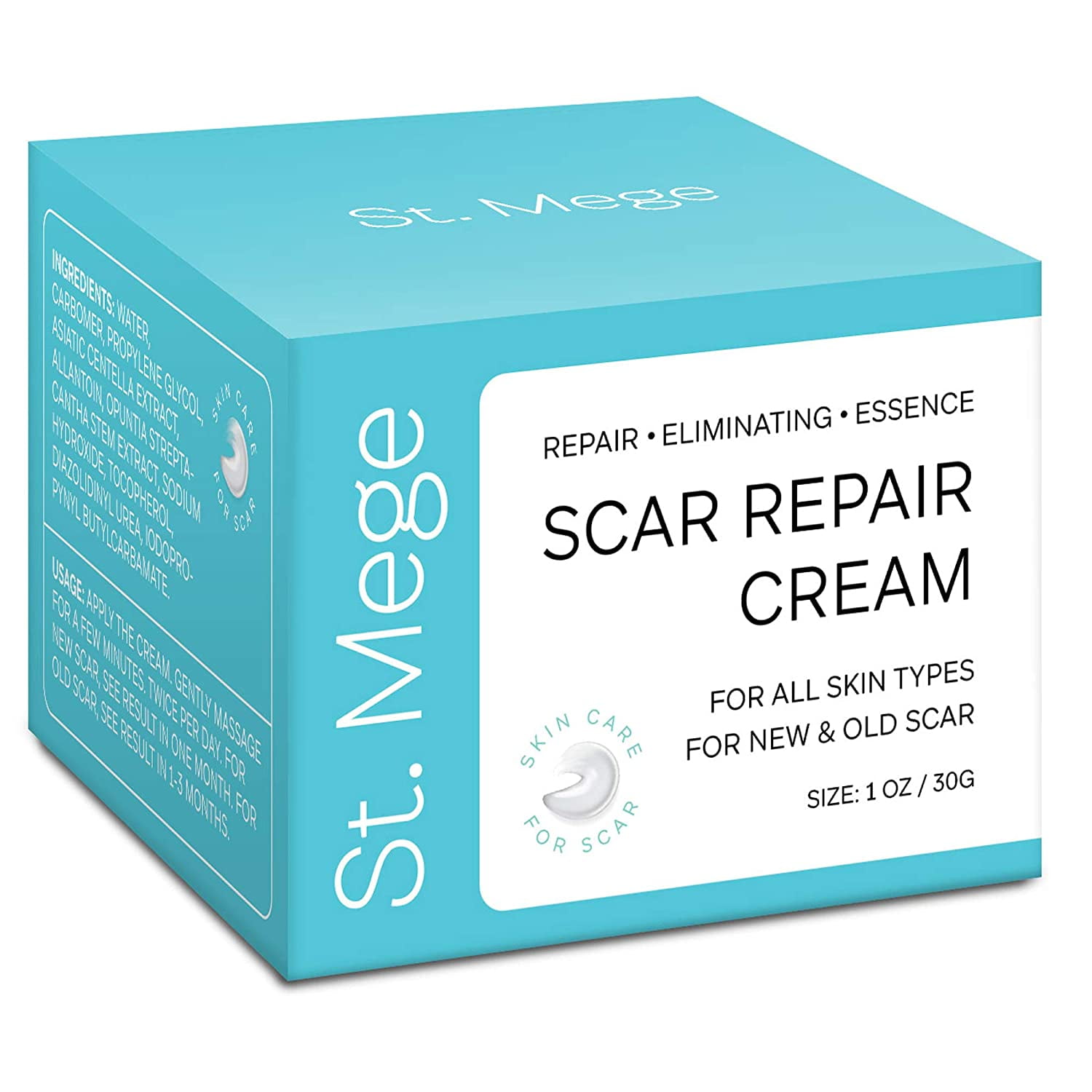 St. Mege Scar Removal Cream, Stretch Mark and Skin Recovery Treatment ...