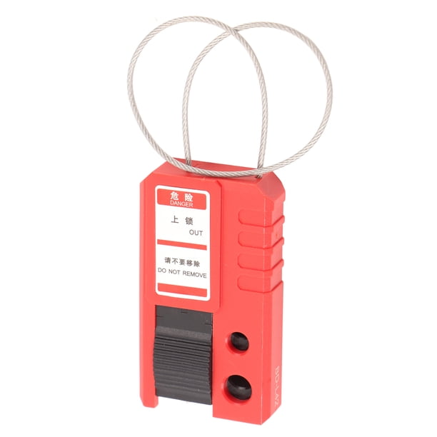 Lockout Tagout Cable Lock, Power Insulation High Strength For Shutdown ...