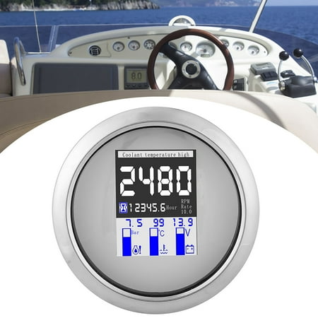 Yachts Gauge 85mm Integrated Gauge Multifunction IP67 316 Stainless ...