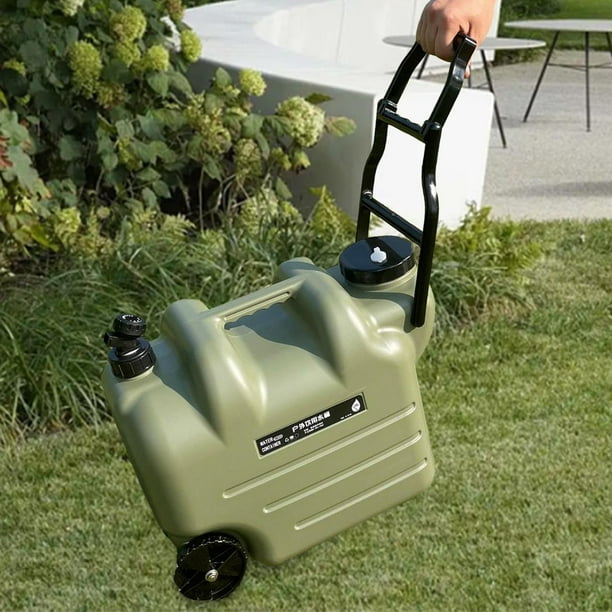 Ximing Water Container Water Barrel with Wheels 28L Water Bucket ...