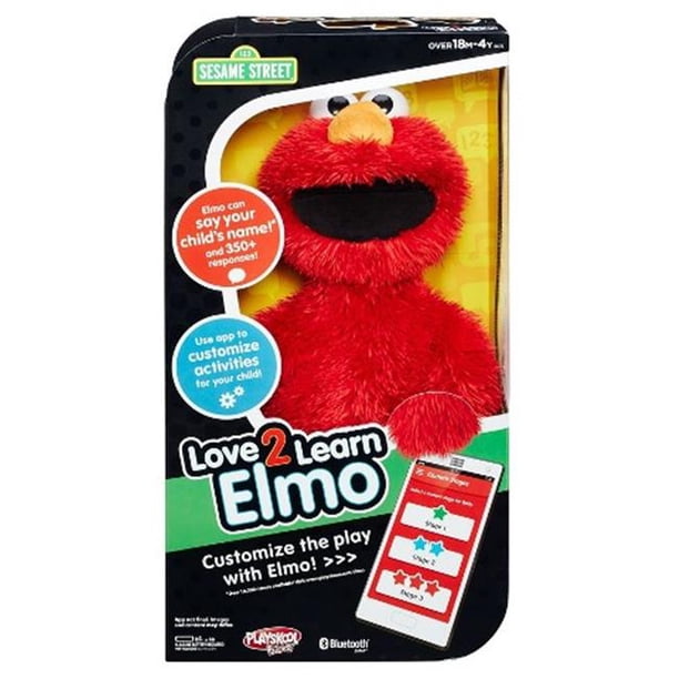 Hasbro HSBB6572 Sesame Street Love 2 Learn Elmo, Pack of 2 - Walmart ...