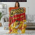 Cheetos Flamin' Hot Themed Flannel Blanket, Featuring Chester Cheetah ...