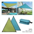 MDHAND Sun Shade Triangle Waterproof 10FT Outdoor Garden Patio Party ...