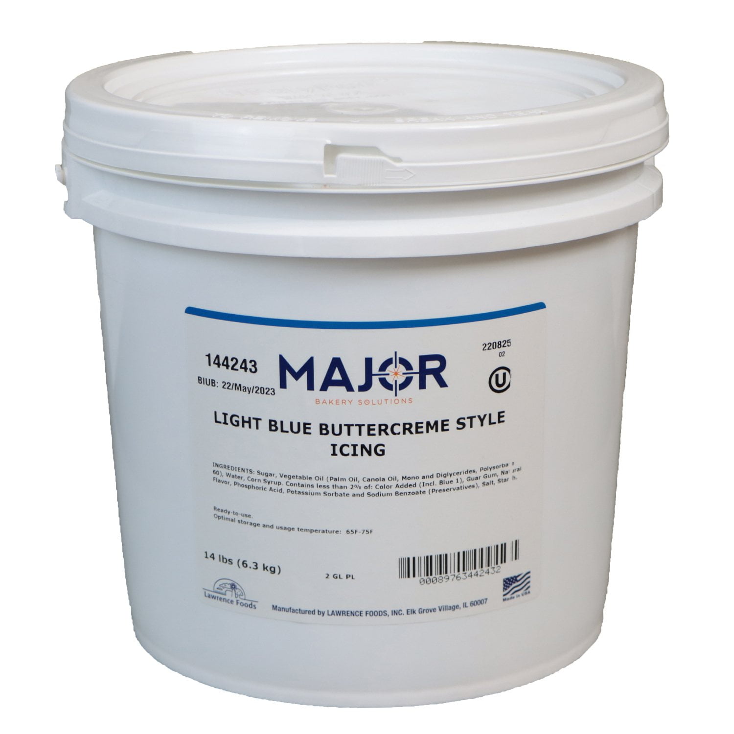 Major DecoCremes Icing, Light Blue (14 lbs.) - Samsclub.com