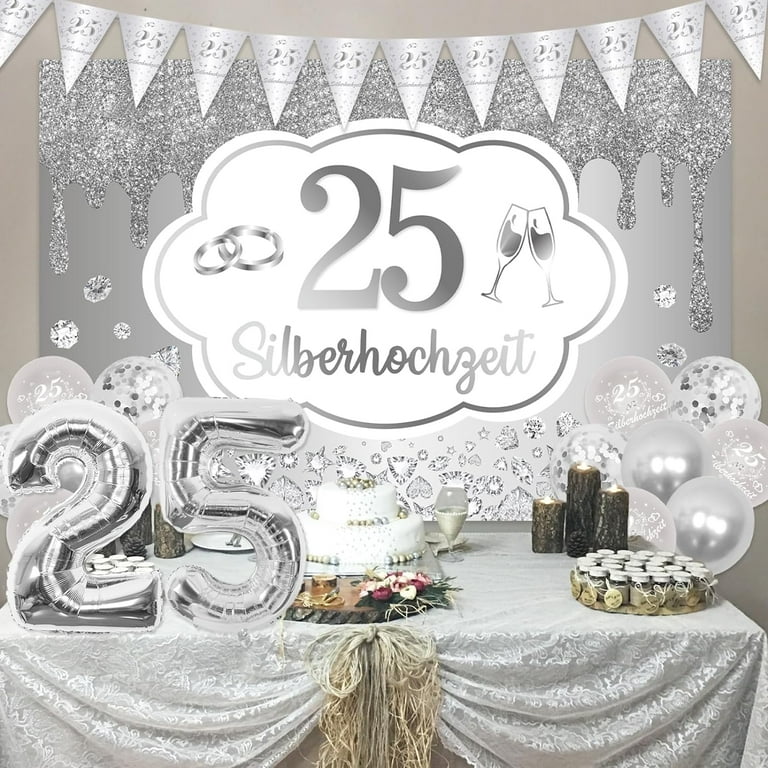 25th wedding anniversary theme ideas | Honestweddingadvice.com