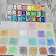 Fasiaou 24 Colors Watercolor Painting Set 24 Color Pearl Solid ...