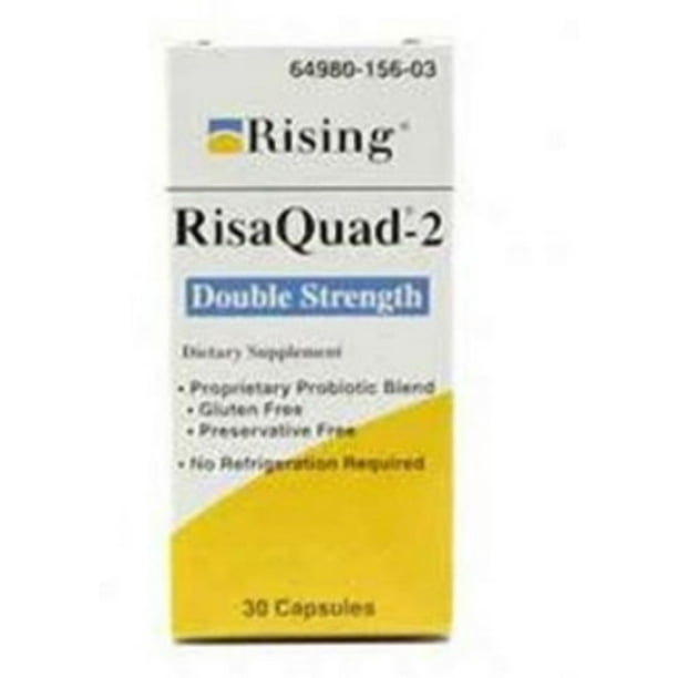 Rising RisaQuad-2 Double Strength Capsules, 30 Count - Walmart.com