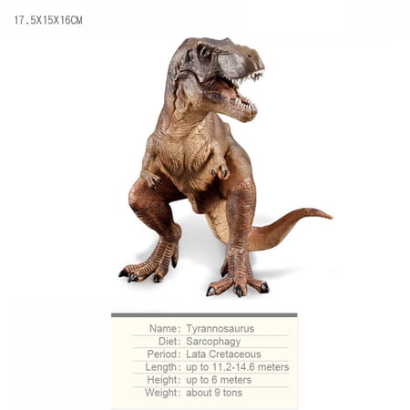 Jurassic Simulation Solid Dinosaur Model - Brown Crouching ...