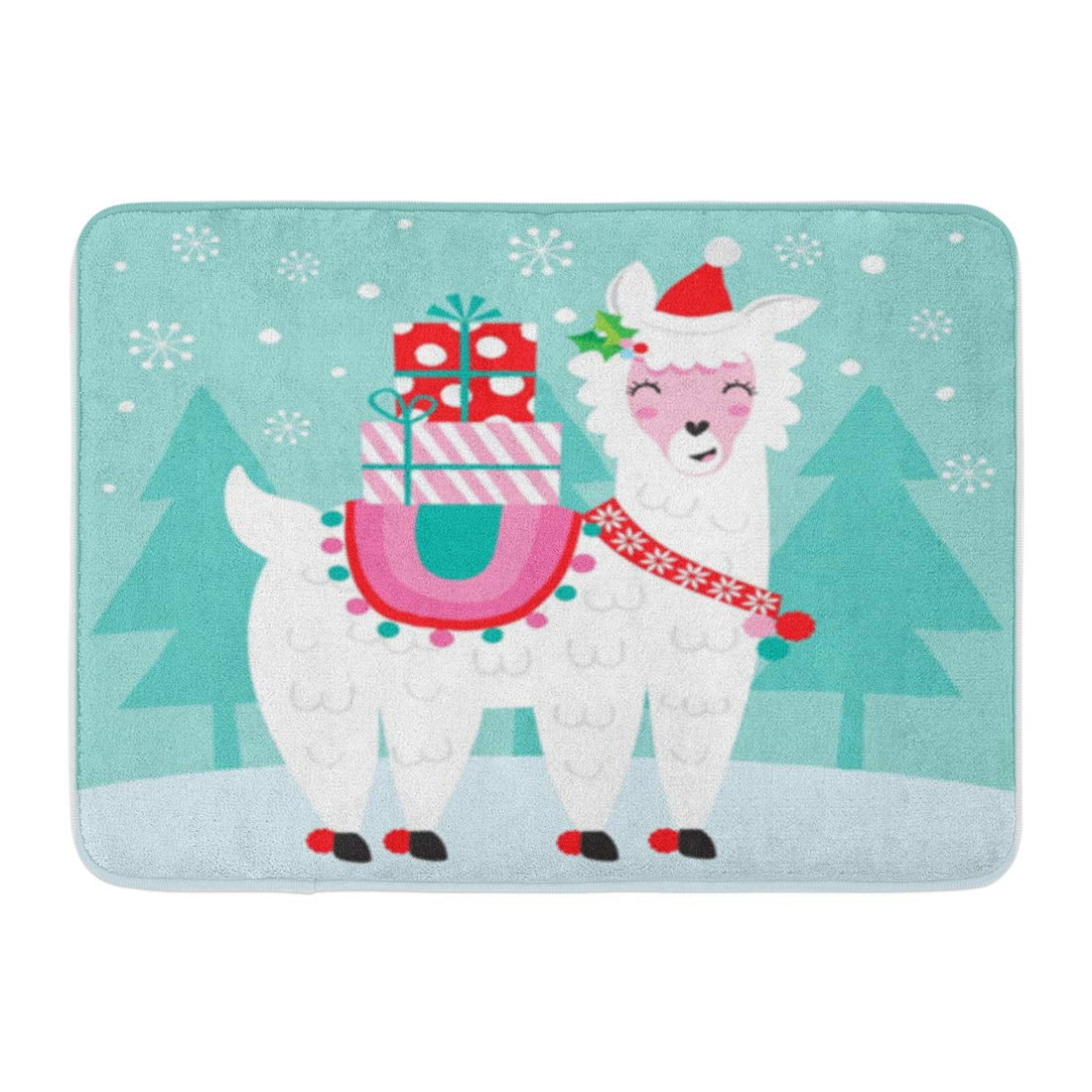 KDAGR Alpaca Cute Christmas Llama Celebration Character Greeting Happy ...