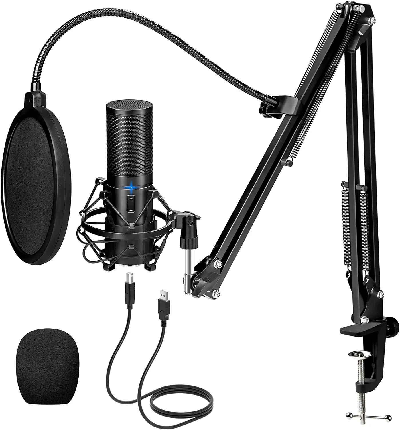 TONOR USB Gmaing Microphone, PC Streaming Mic Kit for PS4/5/Discord ...