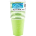 Paper Cups, 9 oz, Neon Green, 14ct - Walmart.com