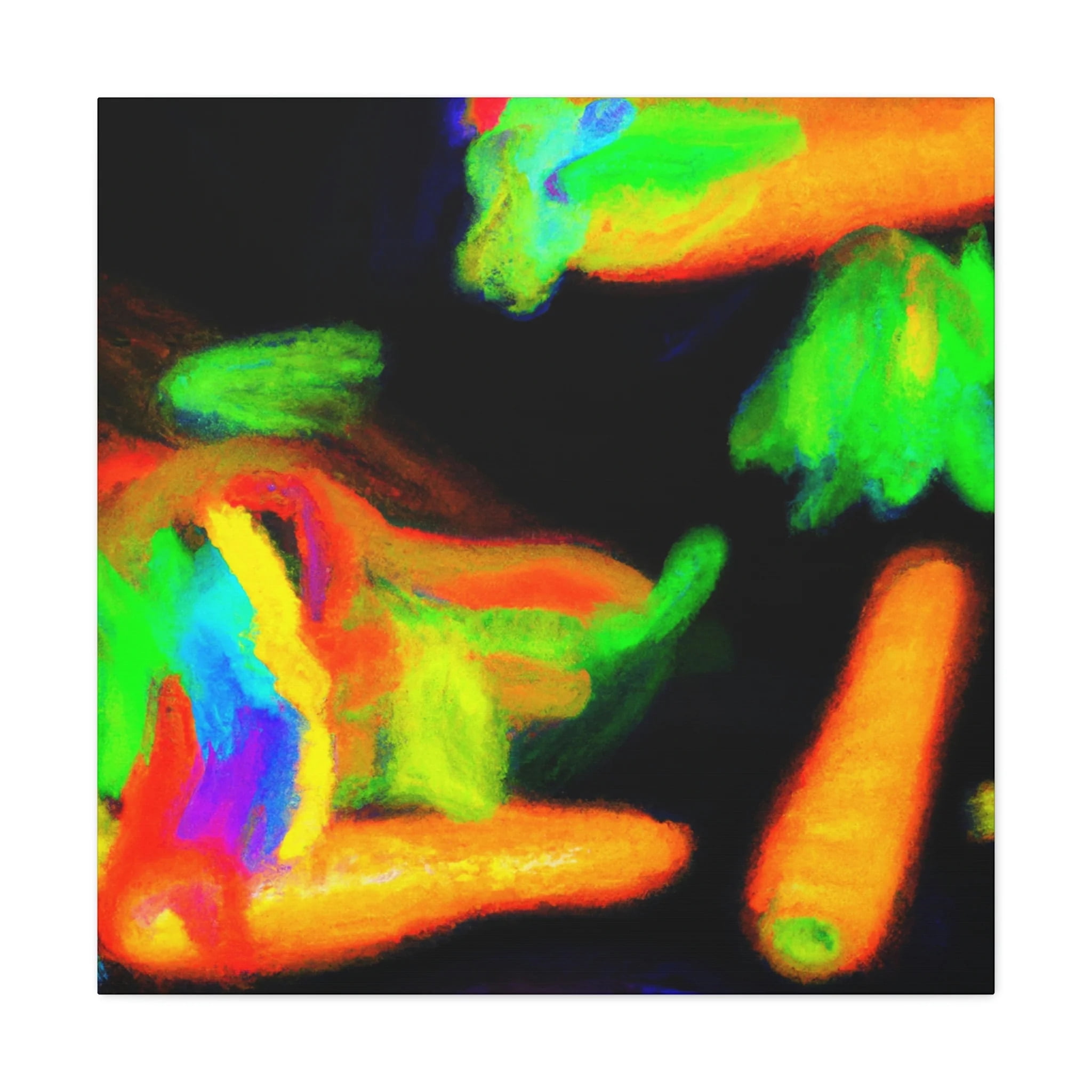 'Carrot Color Explosion' - Canvas - Walmart.com