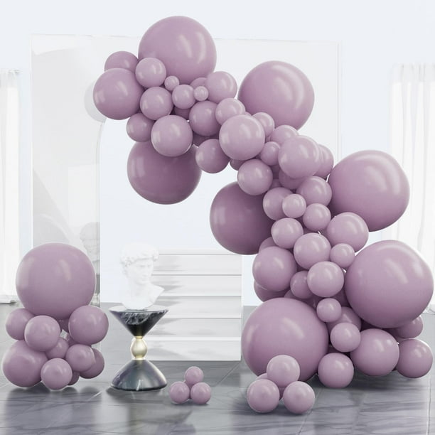 Globos PartyWoo de color morado oscuro, 100 unidades, diferentes ...