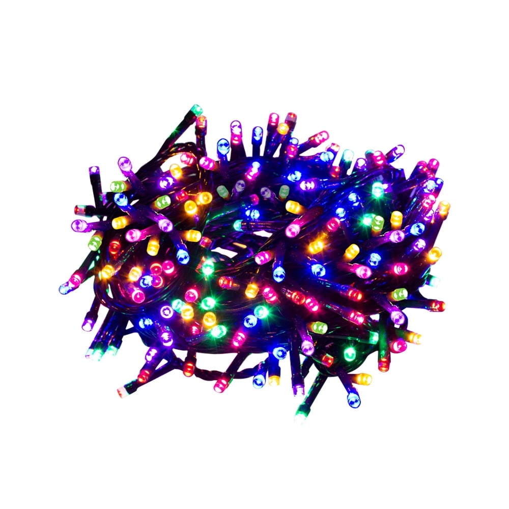 Serie Luz Led La Merced Multicolor 200 Focos 8 Funciones 9.5 m Cable ...