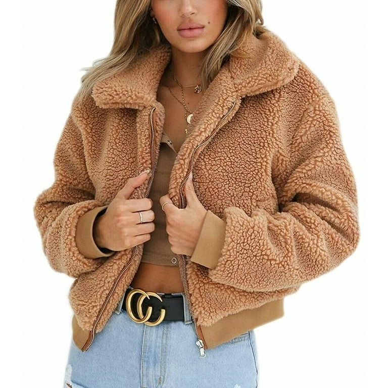 Teddy Bear Faux Fur Bomber Jacket | ppgbbe.intranet.biologia.ufrj.br