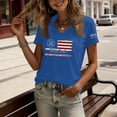 250th Anniversary USA Shirt Women Retro American Flag T-Shirt Basic ...