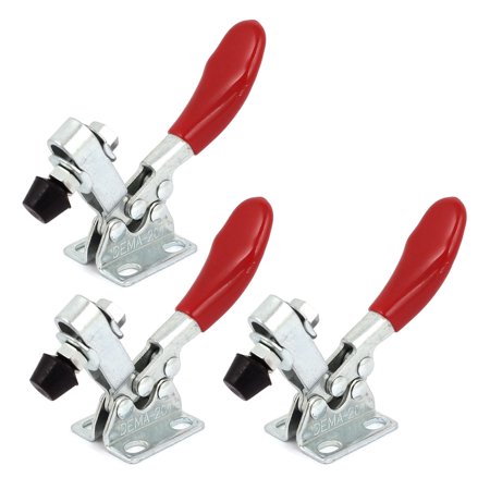 3pcs 201 Red Handle Quickly Holding Horizontal Toggle Clamp Hand Tool ...