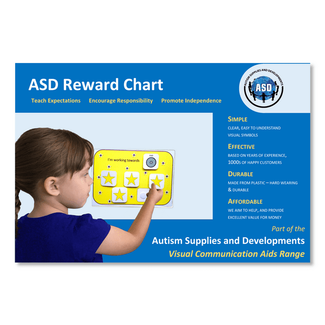 Reward Chart – Behaviour Management Visual Symbol Sticker Star Chart ...