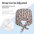 Cauagu Christmas Cat Pattern 1 Pcs Working Caps,Adjustable Working Hats ...