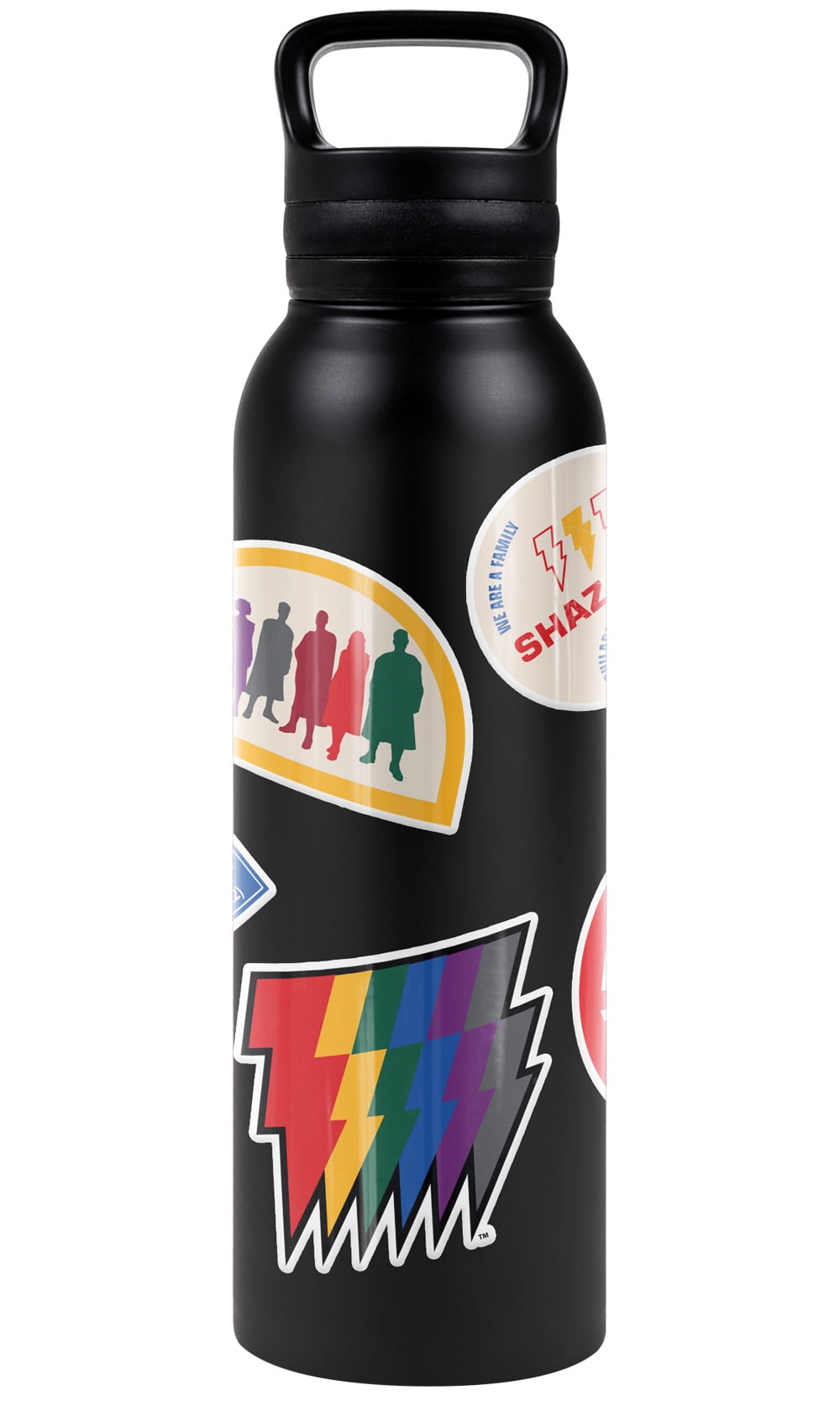 Shazam! Fury of the Gods Official Shazamily Stickers 24 oz Insulated ...