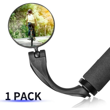 1 Piece 360° Rotating Mirror Bicycle Mirror for 17.4-22 mm Flat ...