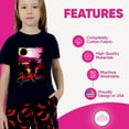 MISS POPULAR Girls 4-Pack Soft T-Shirts, Rainbow Butterfly Glitter ...