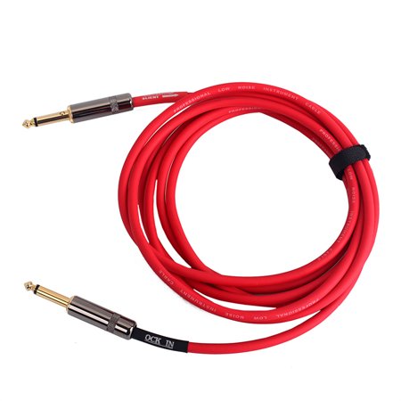 Guitar Cable 6.35mm Noise Reduction Connection Bass Audio Cord musical ...