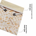 KDFWDM Reusable Beeswax Bread Bags with Closure - Large Capacity Eco ...