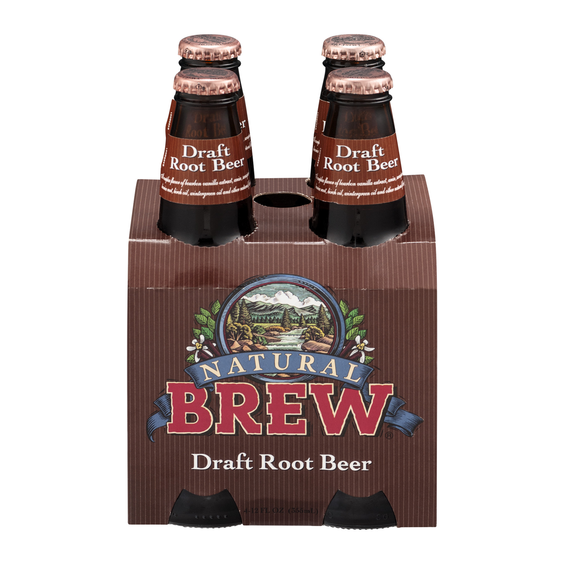 Natural Brew Draft Root Beer 12 Fl Oz 4 Count Walmart
