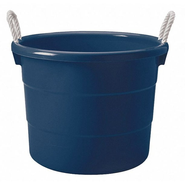 ZORO SELECT Storage Tub with Rope Handles, 18-Gallon, Navy - Walmart.com