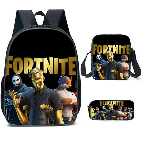 Double-layer Gold Fortnite Backpack | Walmart Canada