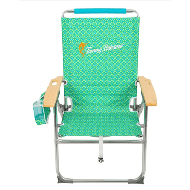 "Tommy Bahama Hi-Boy Beach Chair with 7 Reclining Positions, 17"" Seat ...