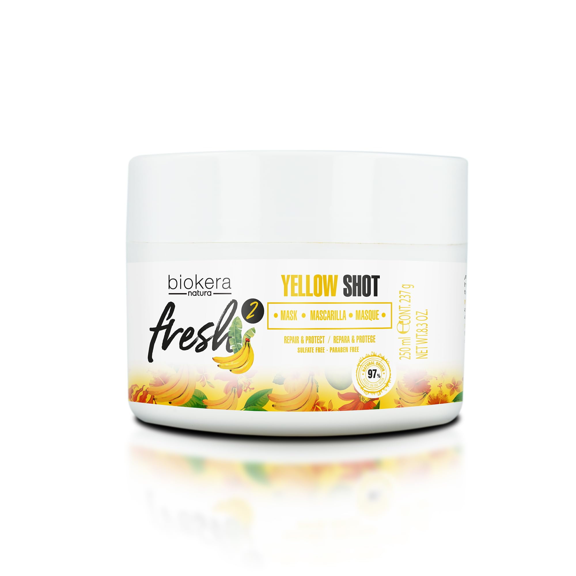 Mascarilla capilar SALERM Deep Repair Biokera Fresh Yellow Shot 250 ml ...