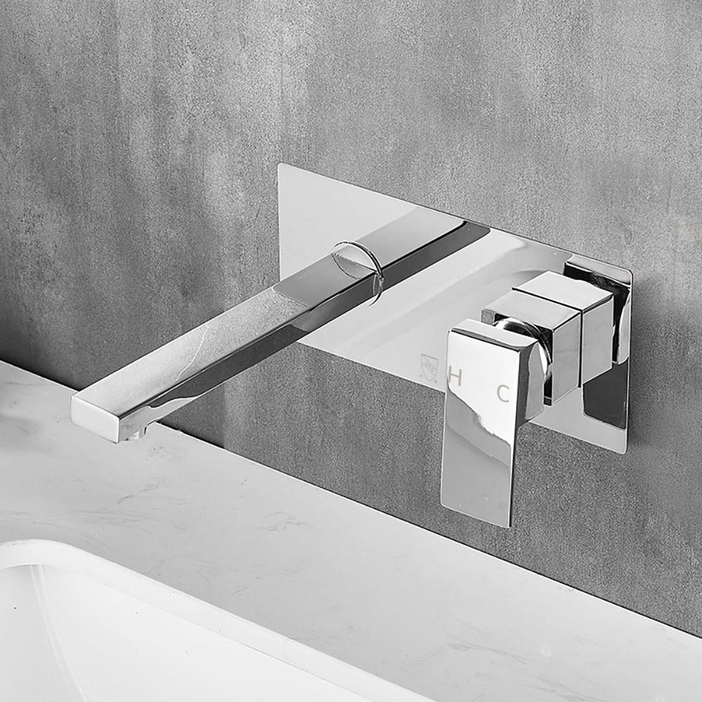 Click here for Recessed Wall Mounted Brass Basin Faucet With Cera... prices