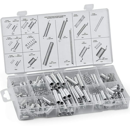 Tension Springs Compression Springs, Spring Assortment 200 Pieces With ...
