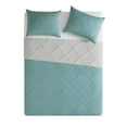 Mainstays Blue Diamond Sateen Polyester Bedspreads and Coverlets ...